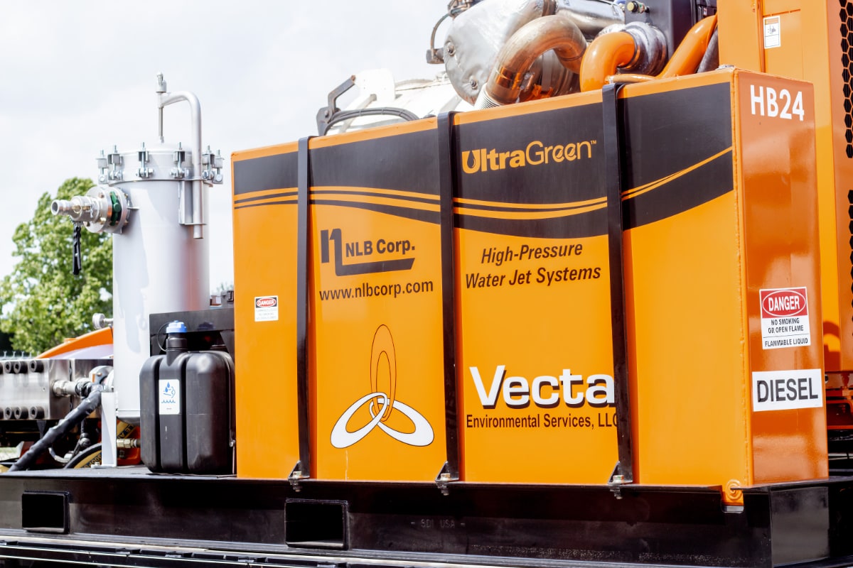High-Pressure Hydro Blasting Services | Vecta Environmental