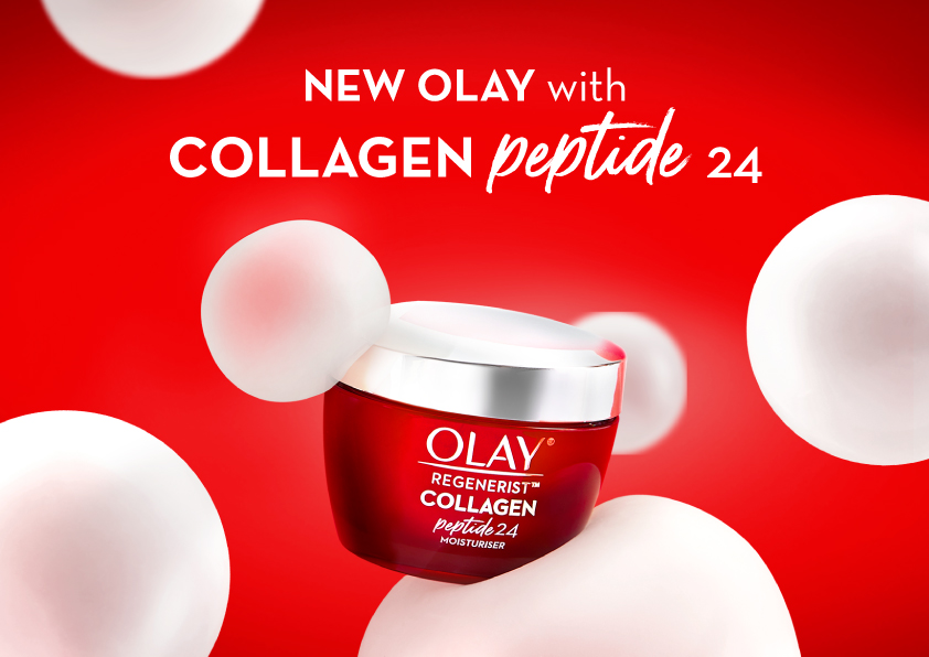 OLAY Collagen Key Visual Design