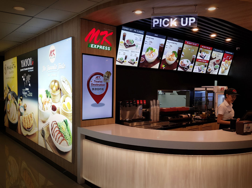 MK Express Menu Board @Donmuang Airport