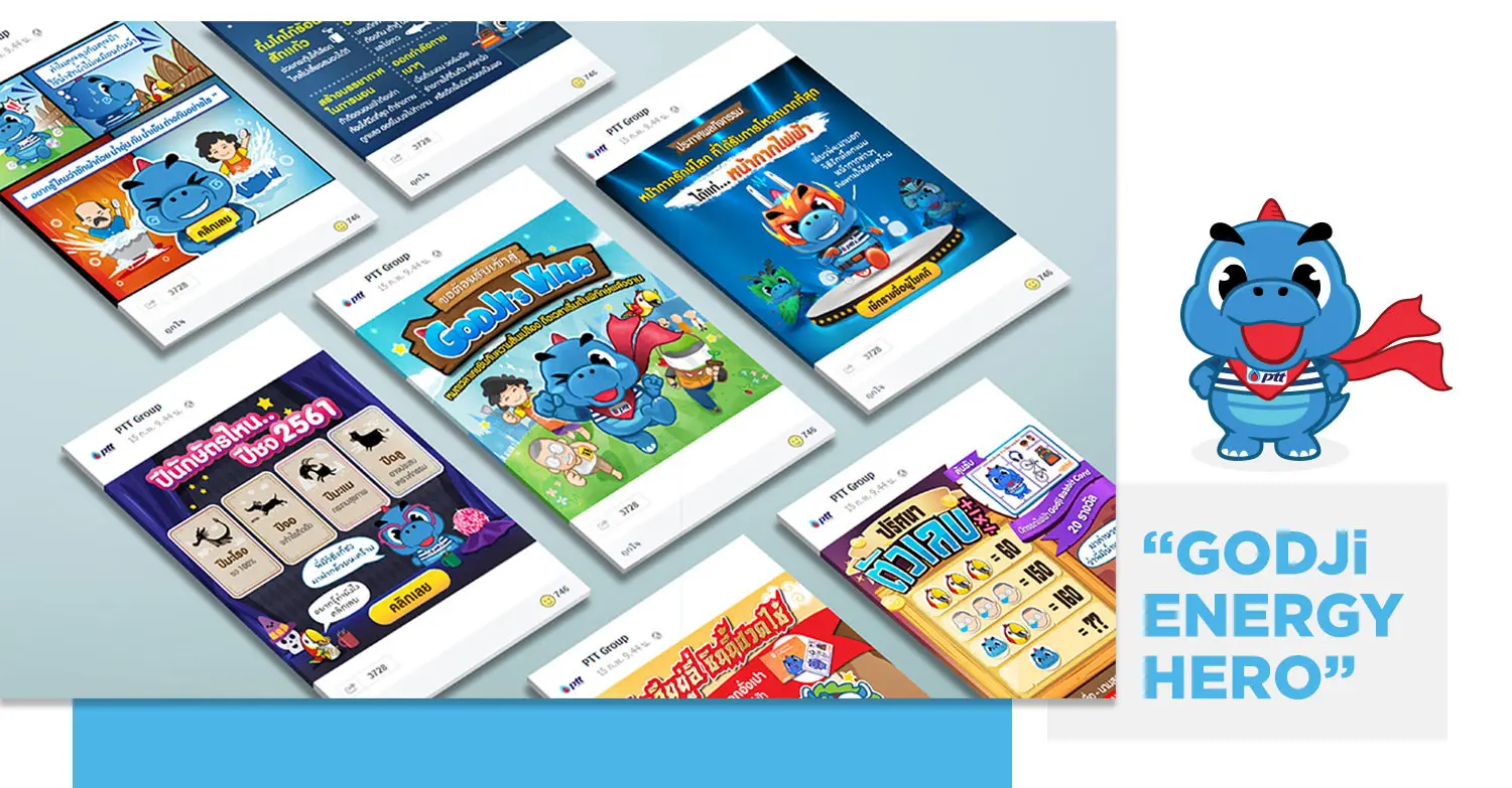 PTT 'The Godji Energy Hero' and 'Godji the Celeb'