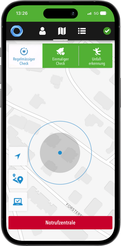Digitaler Totmannschalter als App | Uepaa