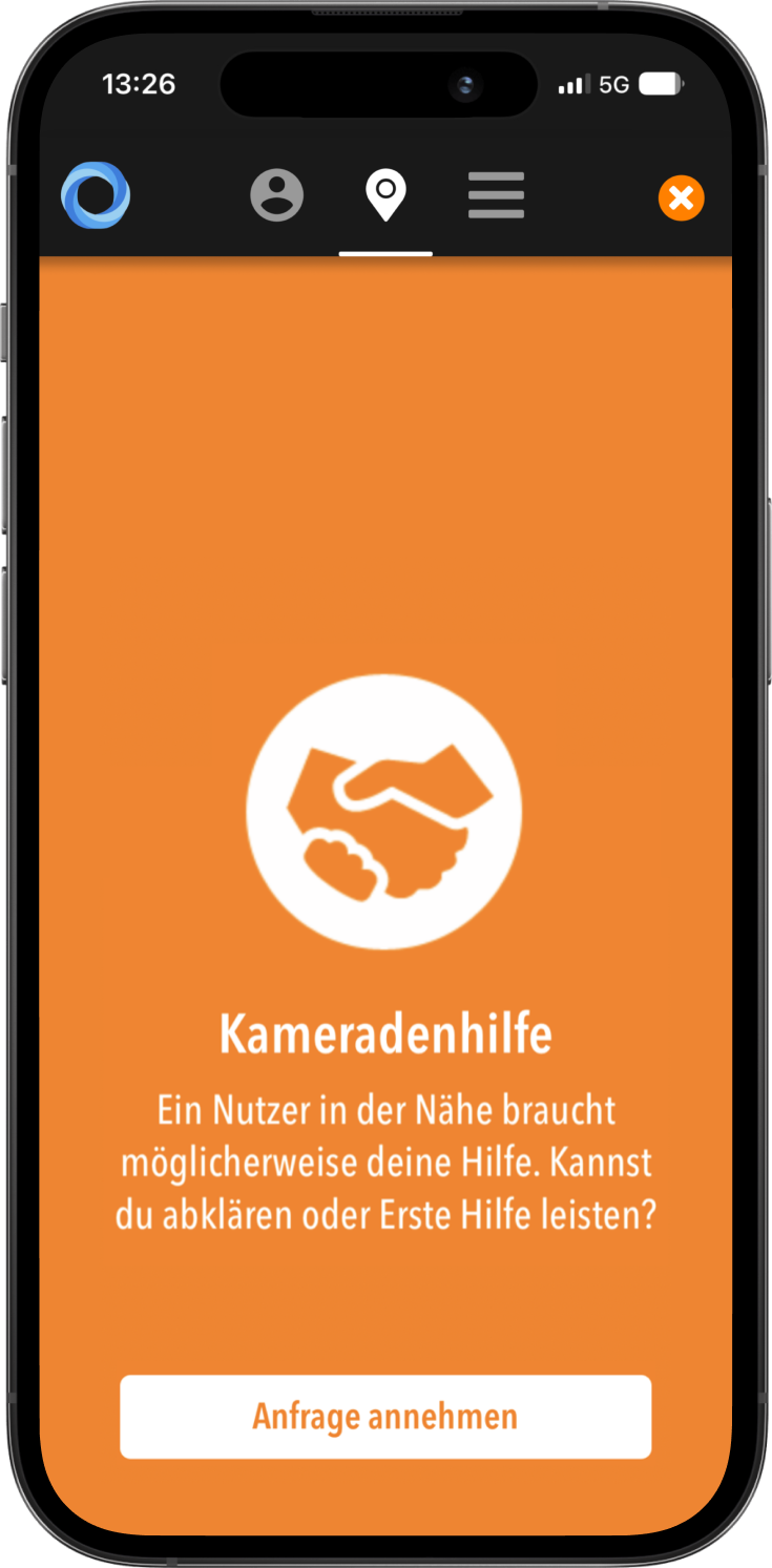 Digitaler Totmannschalter als App | Uepaa