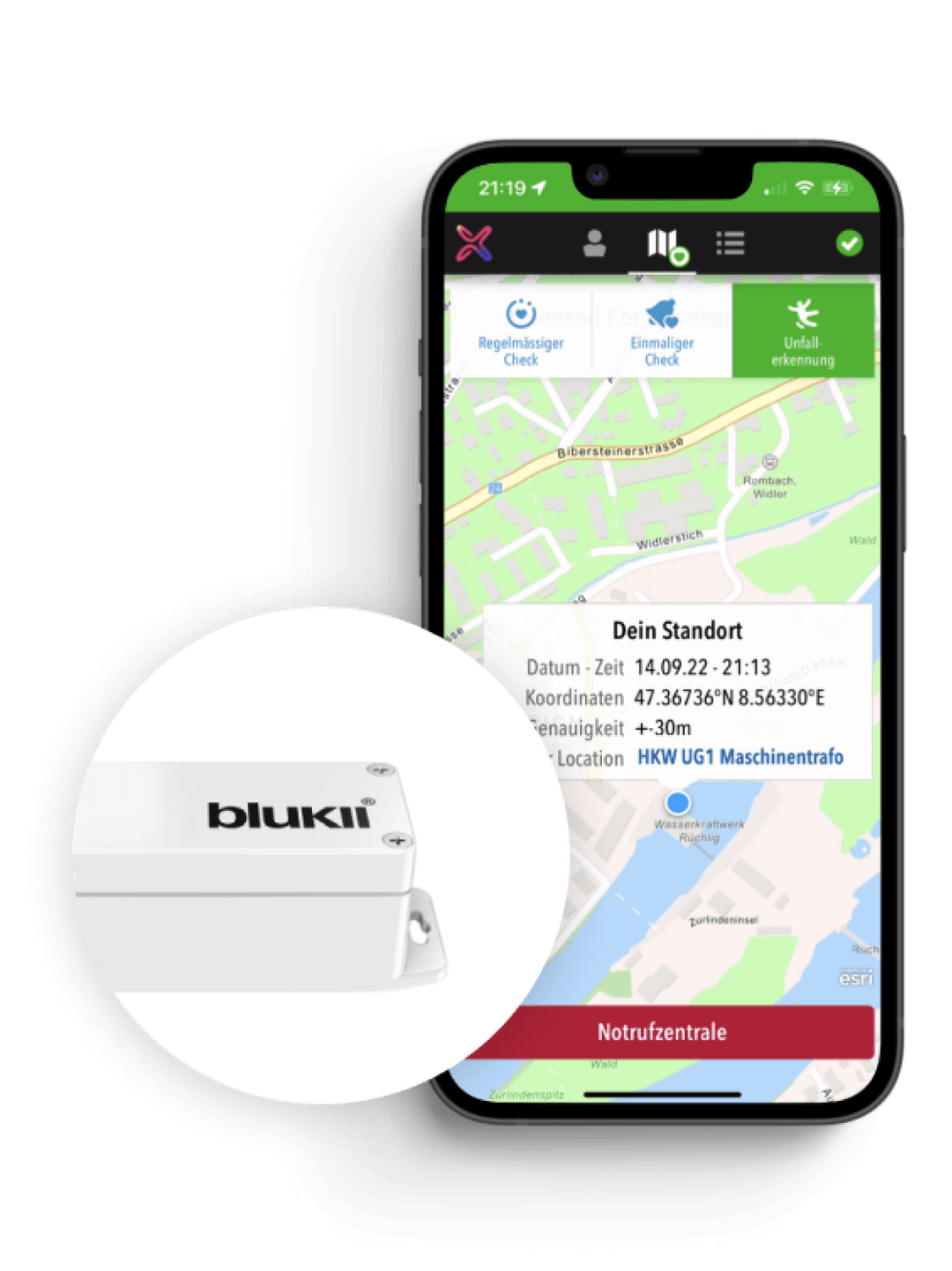 Digitaler Totmannschalter als App | Uepaa