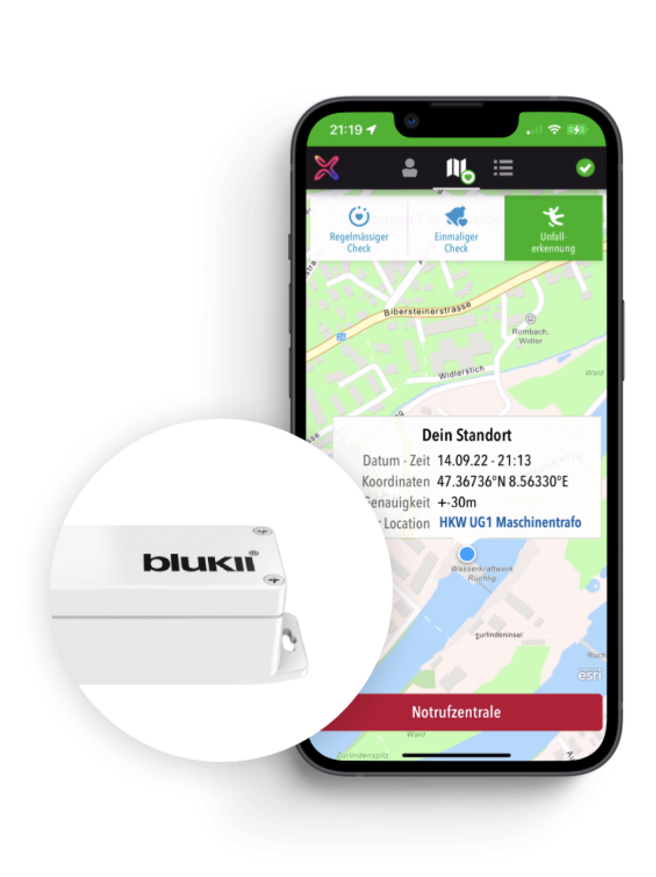 Digitaler Totmannschalter als App | Uepaa
