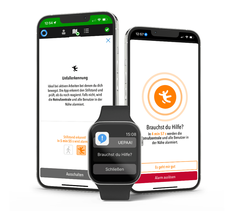 Digitaler Totmannschalter als App | Uepaa