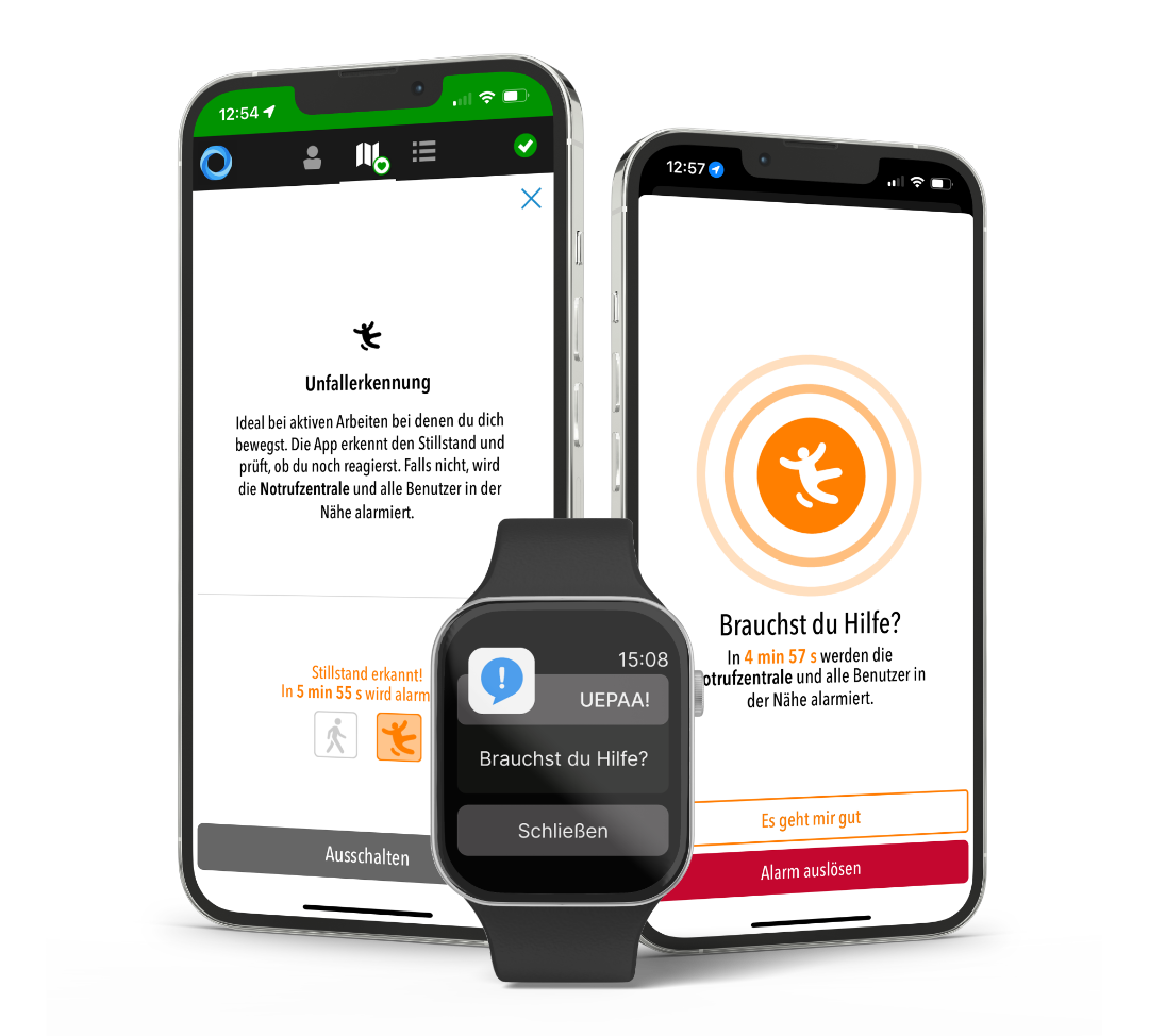 Digitaler Totmannschalter als App | Uepaa