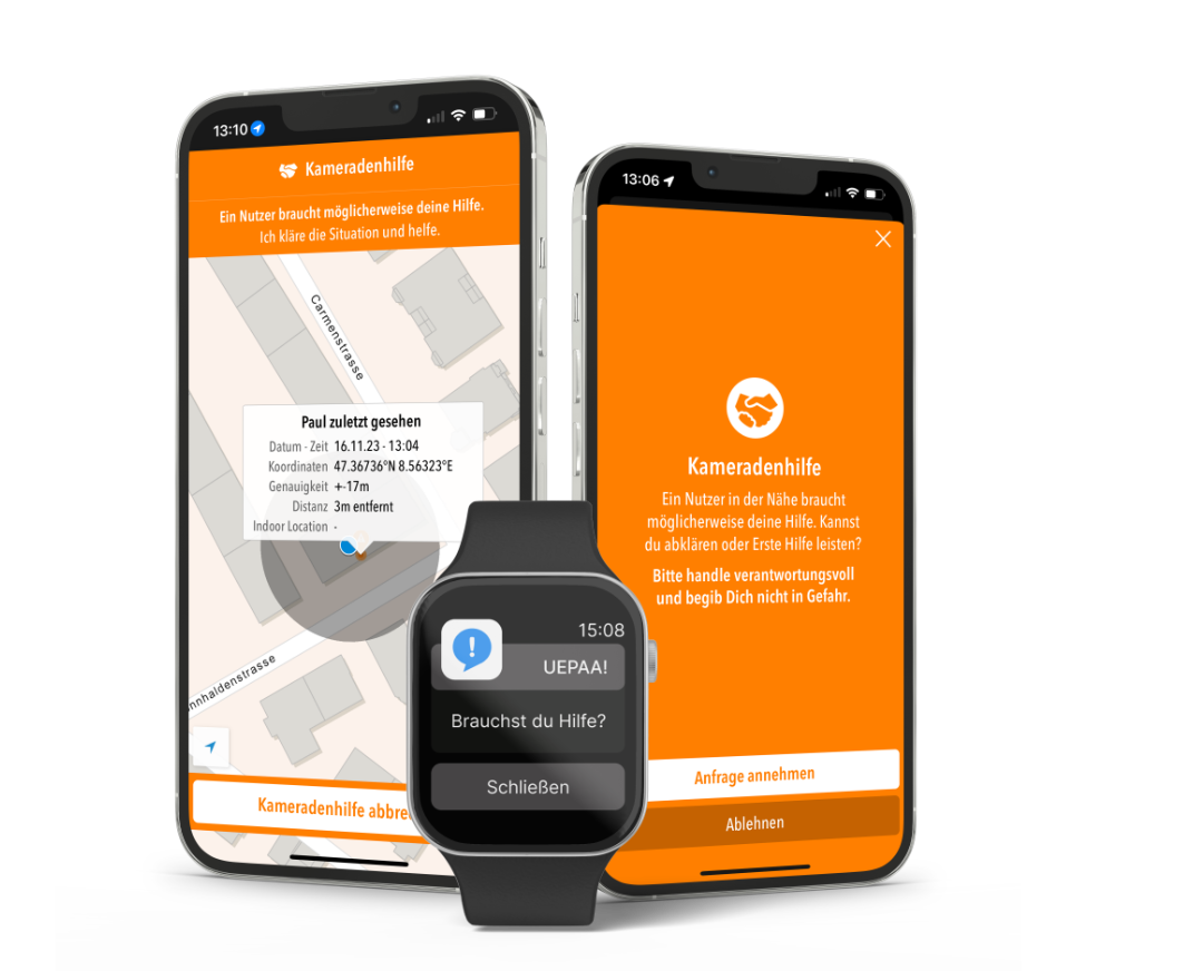 Digitaler Totmannschalter als App | Uepaa