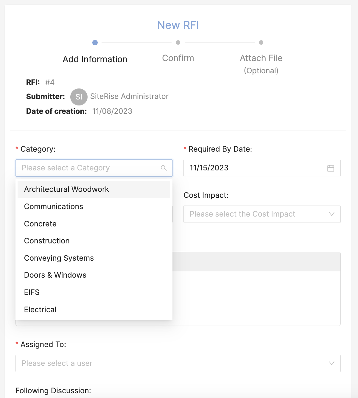 Accelerate Your Retail Projects w/ SiteRise's RFI and Change Order Tool | Nov 08, 2023