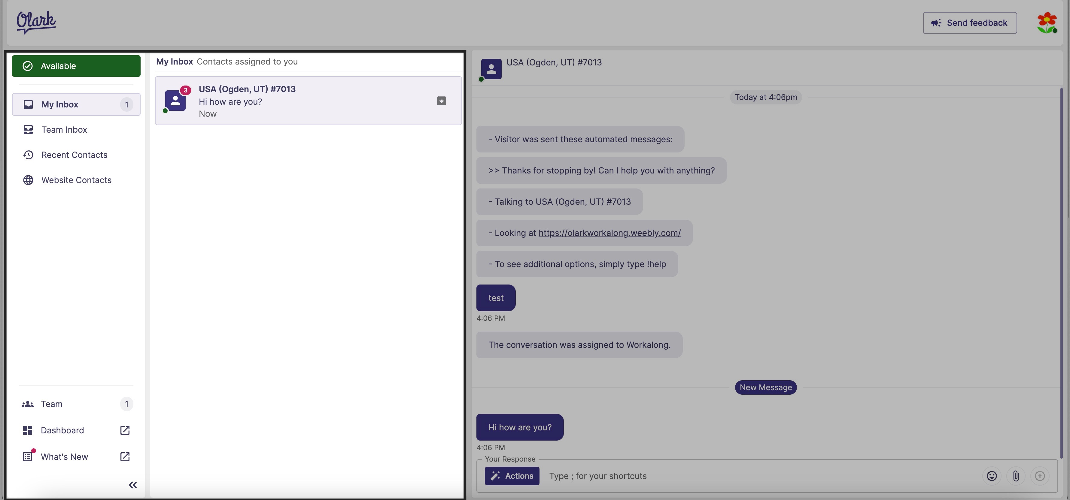 Olark: New Olark Agent Training Guide
