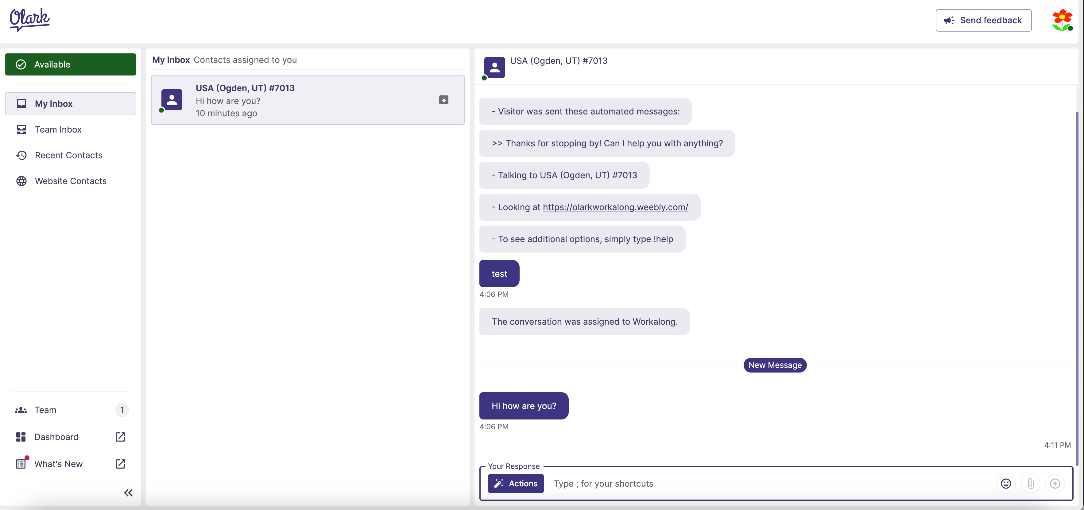 Olark: New Olark Agent Training Guide