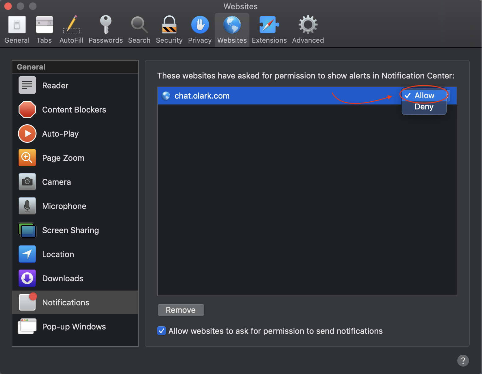 Olark: Desktop Notifications (Olark Classic)