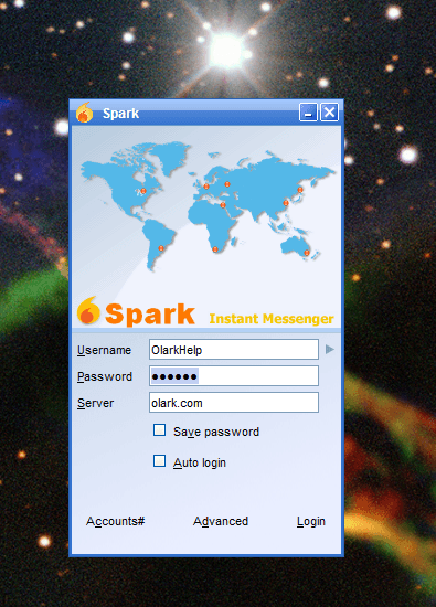 Olark: Spark IM Setup Guide