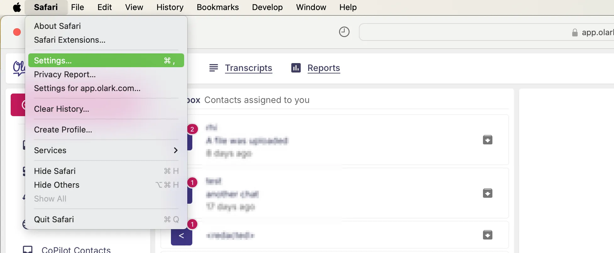 Olark: Desktop Notifications