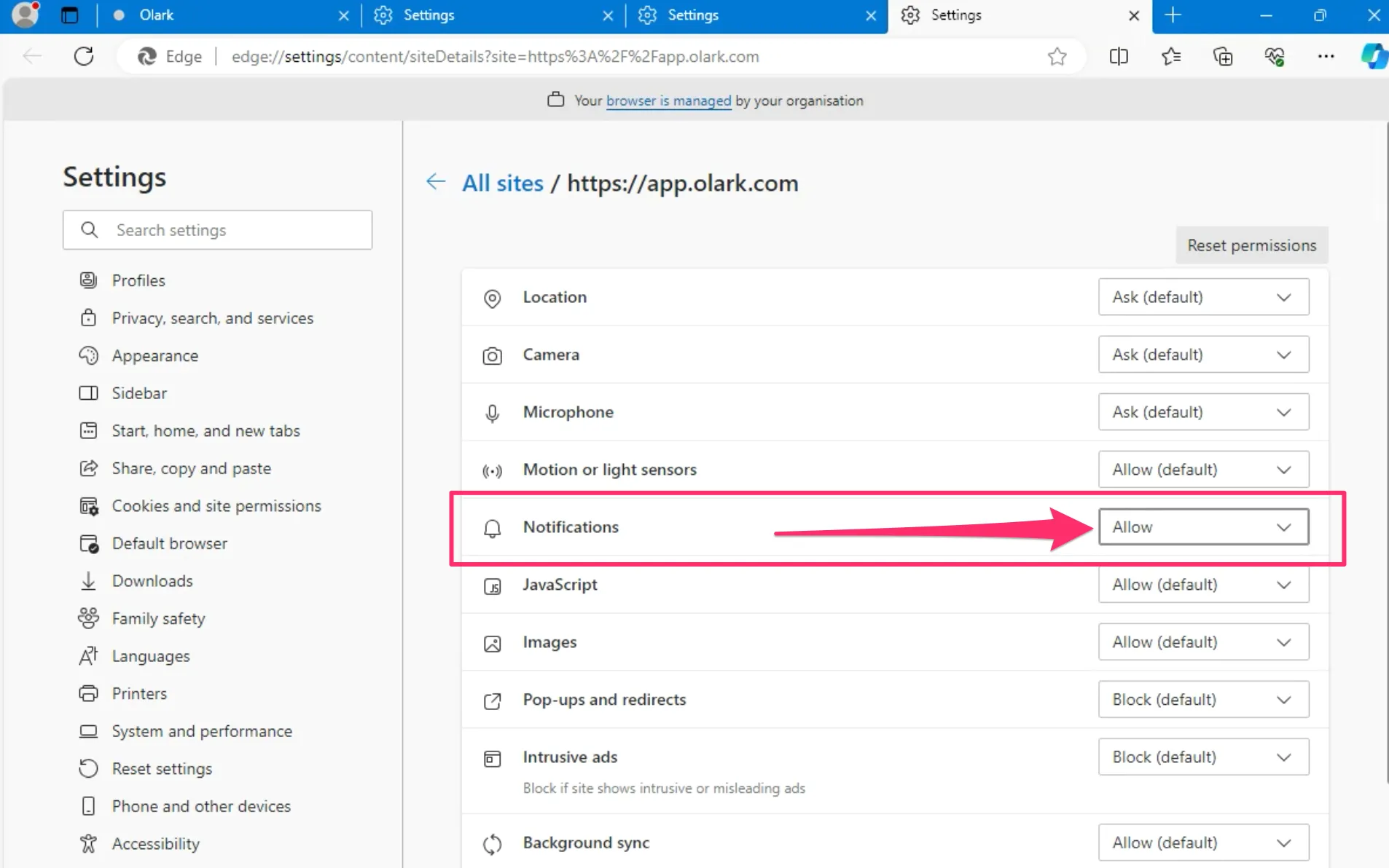 Olark: Desktop Notifications