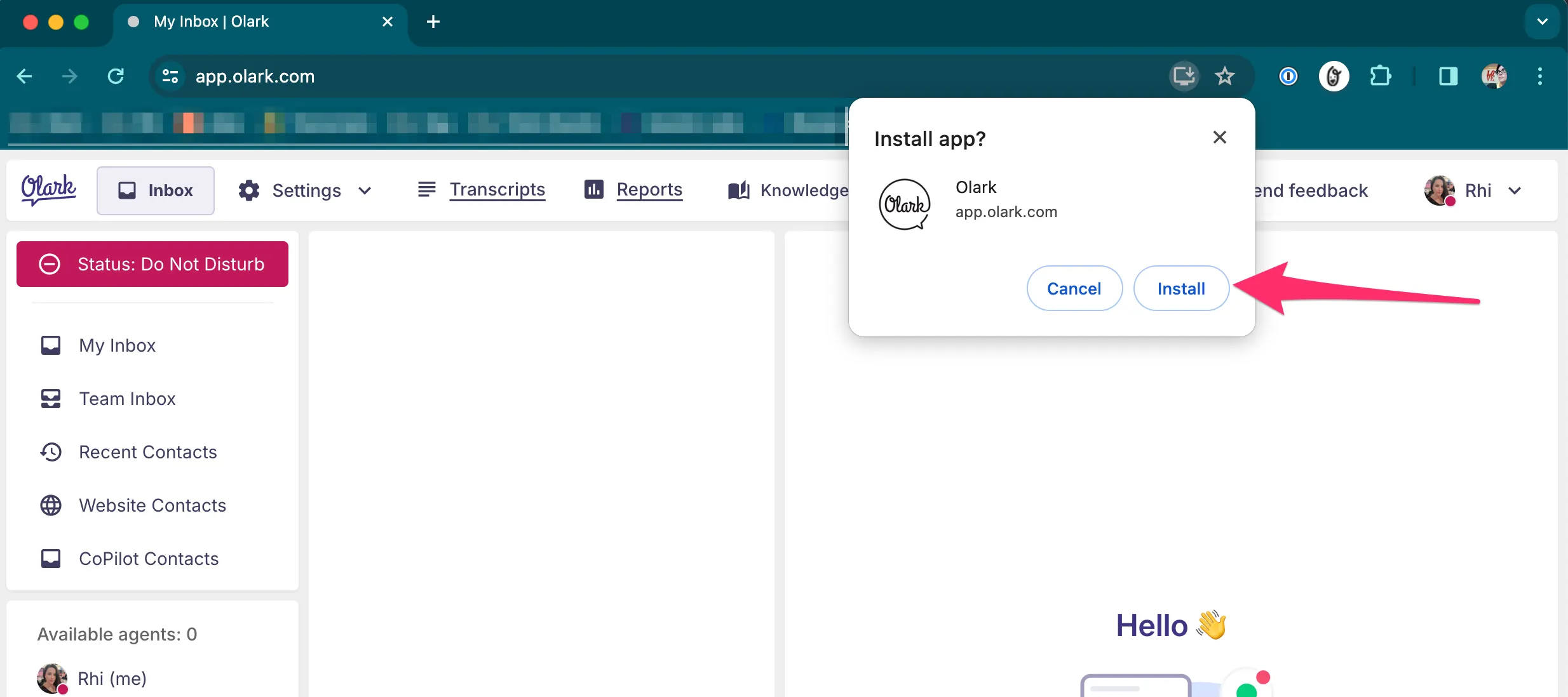 Olark: Olark Desktop App