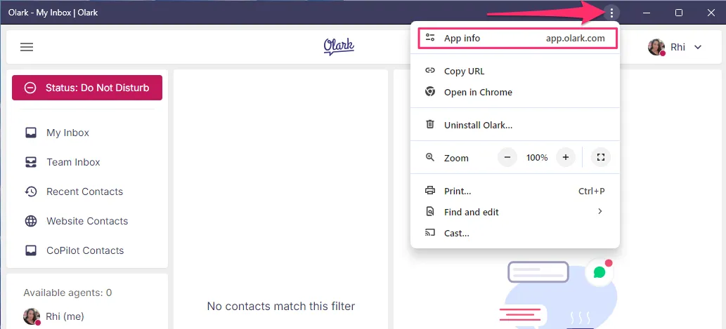 Olark: Olark Desktop App