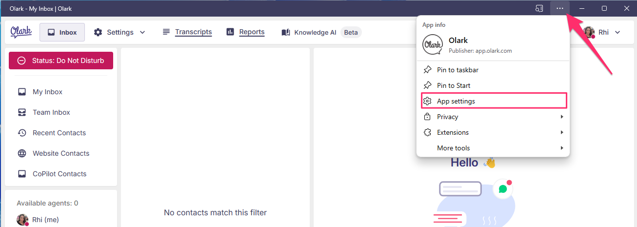 Olark: Olark Desktop App