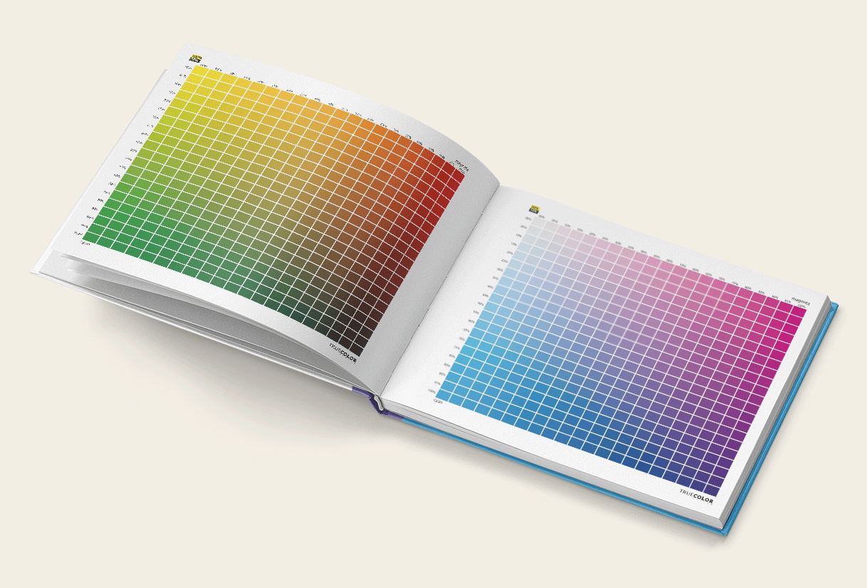 True Color System - volume 3 - escala de cores CMYK - Papéis Não Revestidos