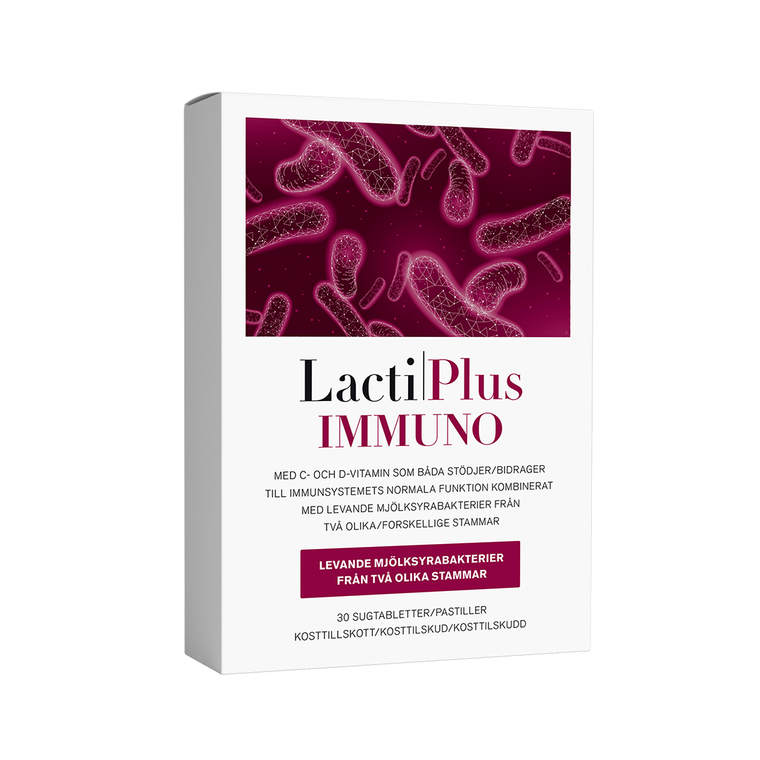 LactiPlus™ IMMUNO | 2 miljarder bakterier i en sugtablett