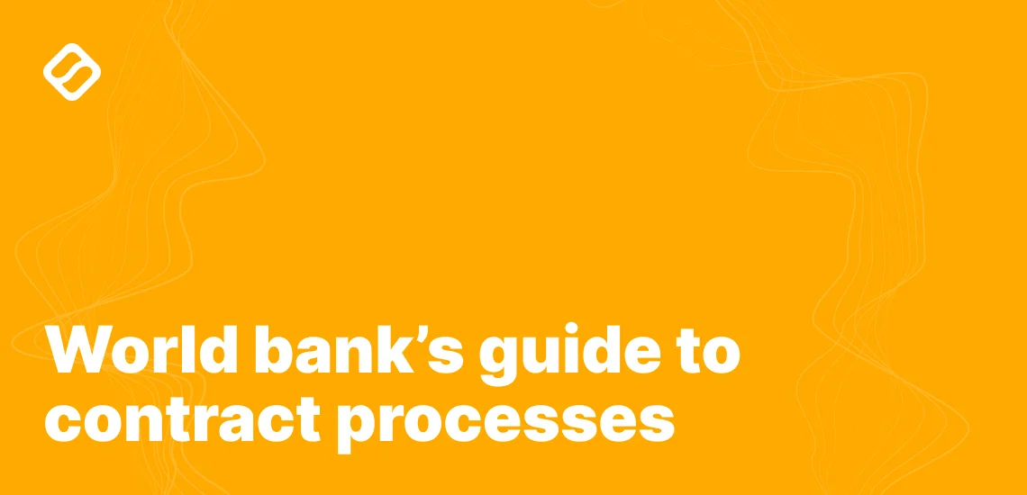 World Bank’s guide to upstream & downstream phases of contract ...