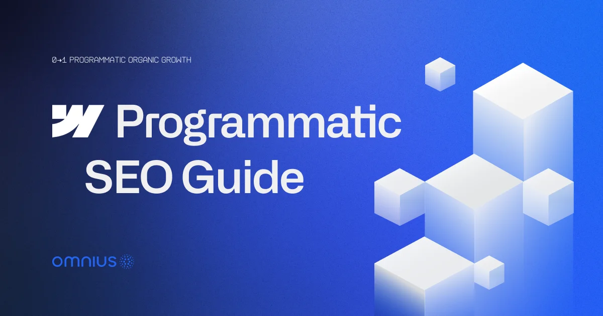 Webflow Programmatic SEO - Publish 1000s of Pages Effortlessly