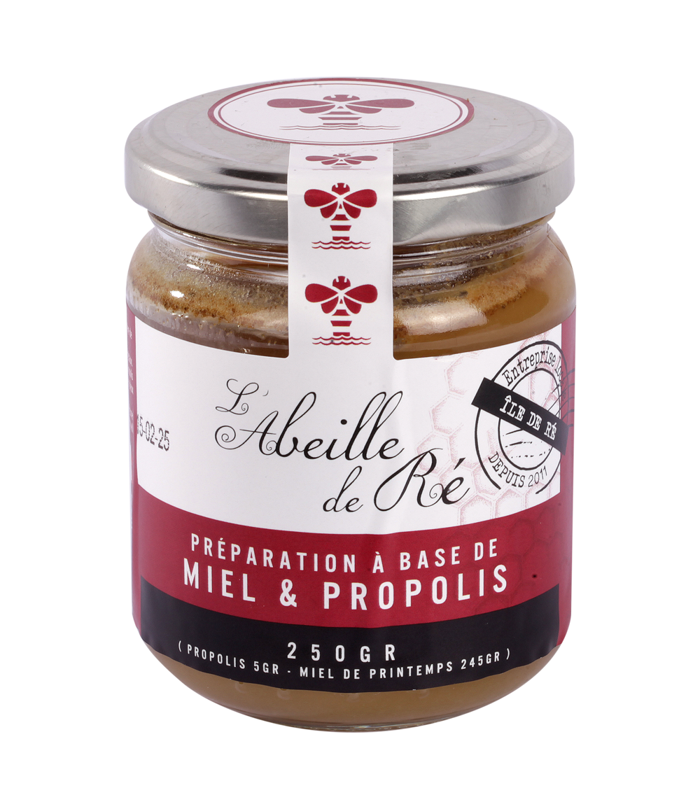 Miellerie L'Abeille de Ré - Miel & propolis | 250g