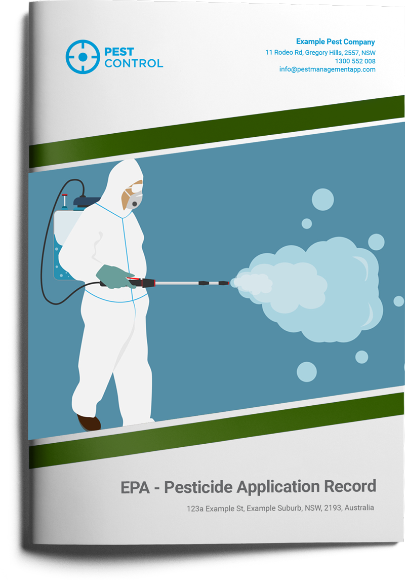 EPA - Pesticide Application Record - Pest Management App