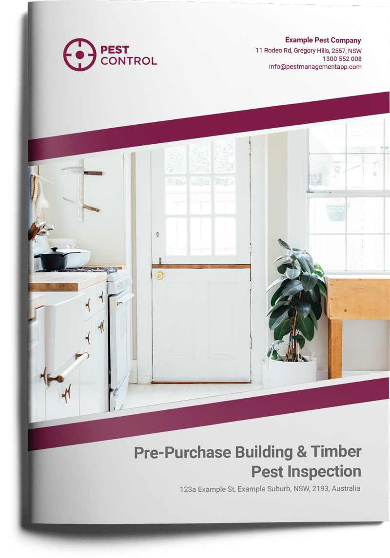 Pre-Purchase Building & Timber Pest Inspection - Pest Management App