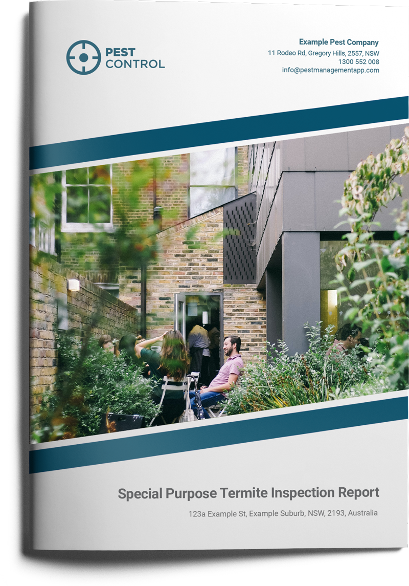 Special Purpose Termite Inspection Report - Pest Management App