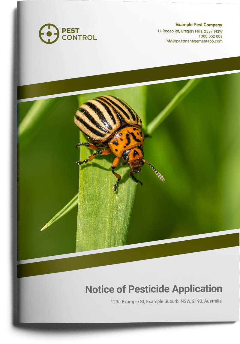 Risk Assessment Application Record - Pest Management App