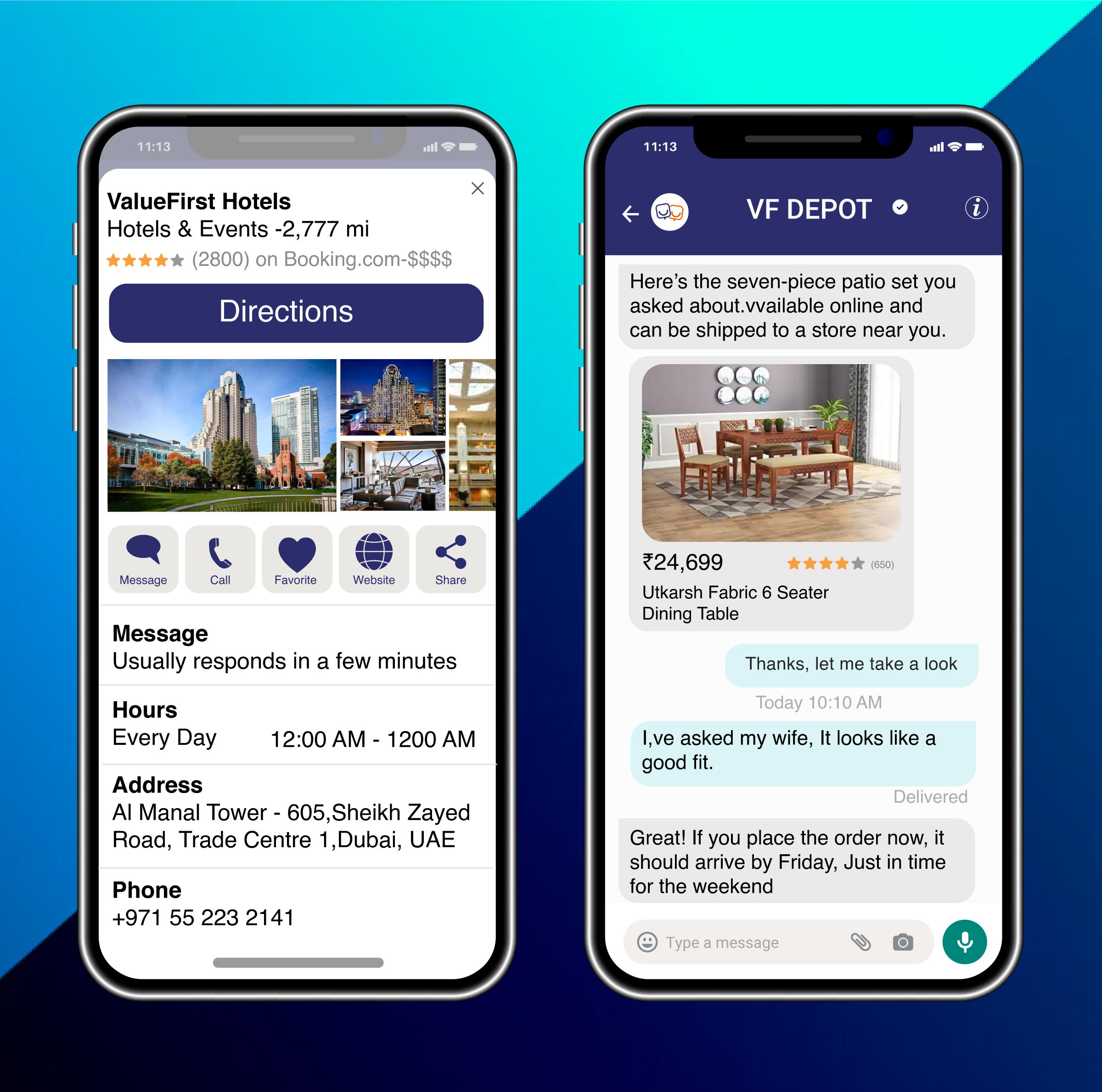 Apple Business Messaging with ValueFirst