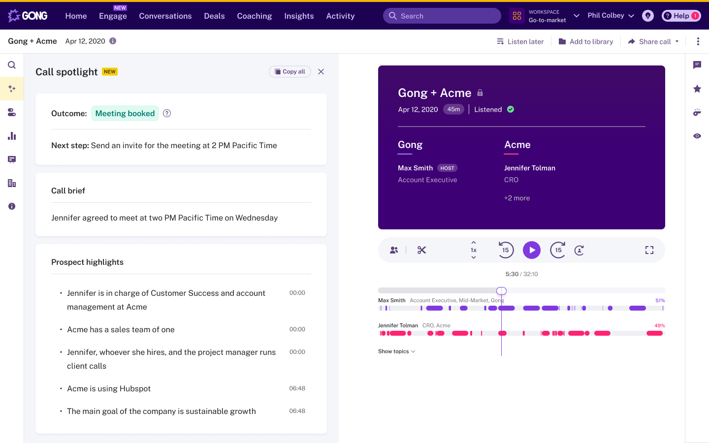Gong Call Spotlight vs AI Super Summaries vs Video Summarizer ...