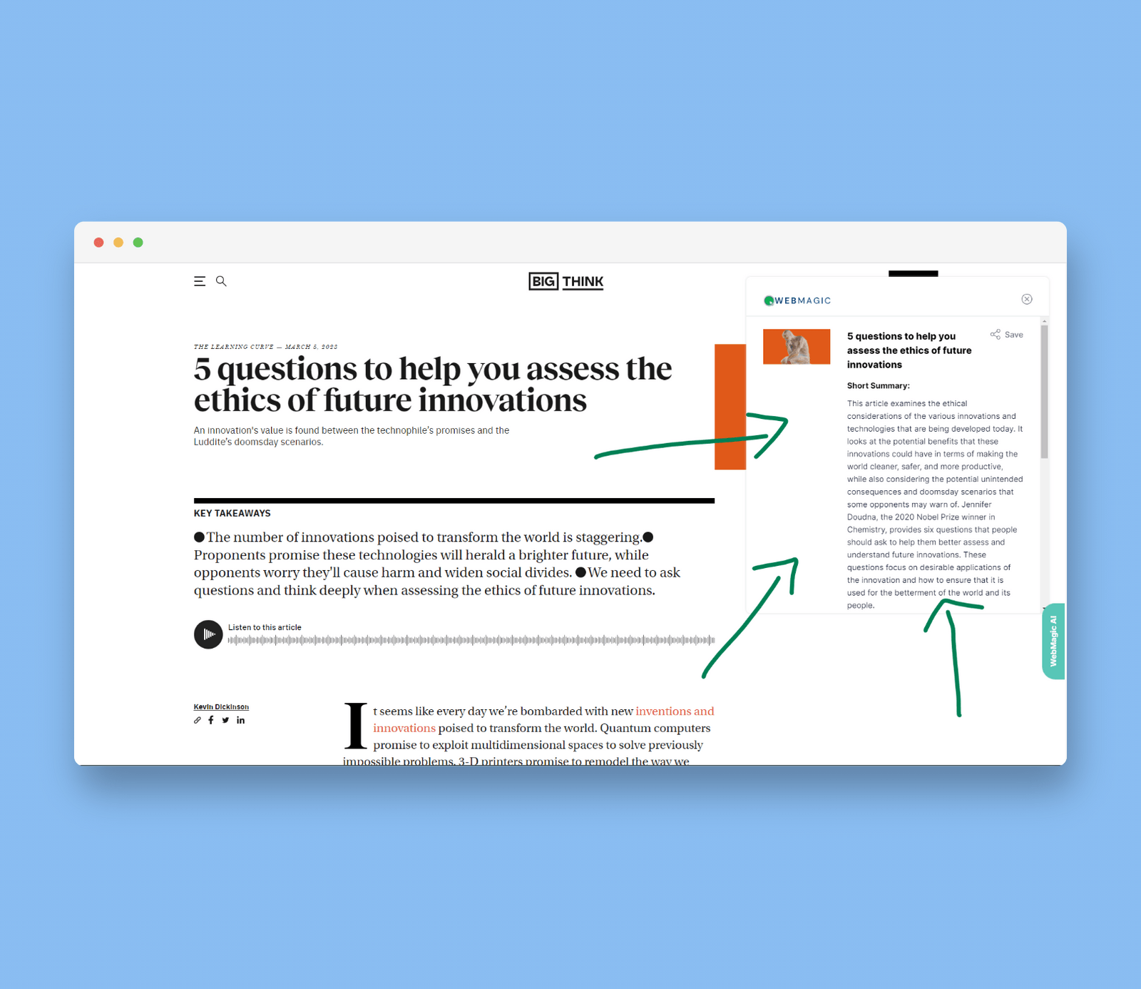 Web Summarizer - WebMagic AI