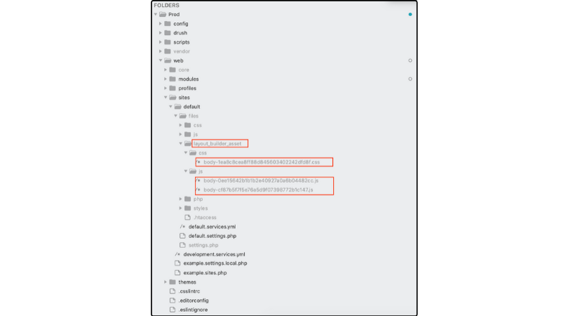 Layout Builder Asset Injector module