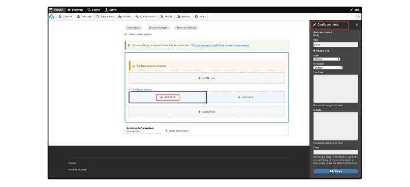 Layout Builder Asset Injector module
