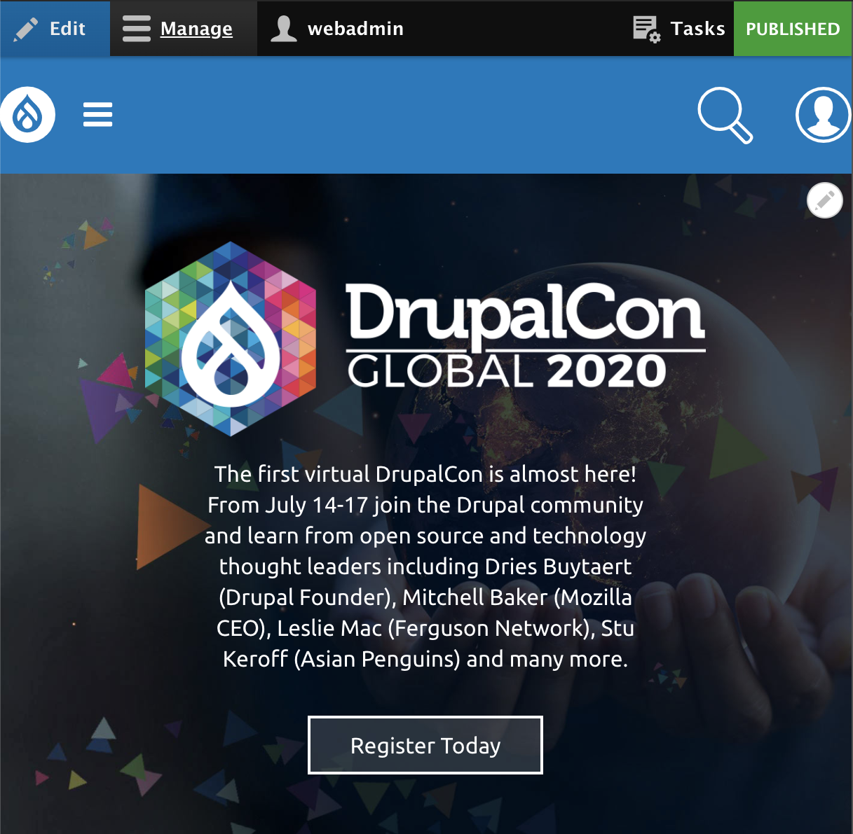 How to create Hamburger menu with Acquia Site Studio