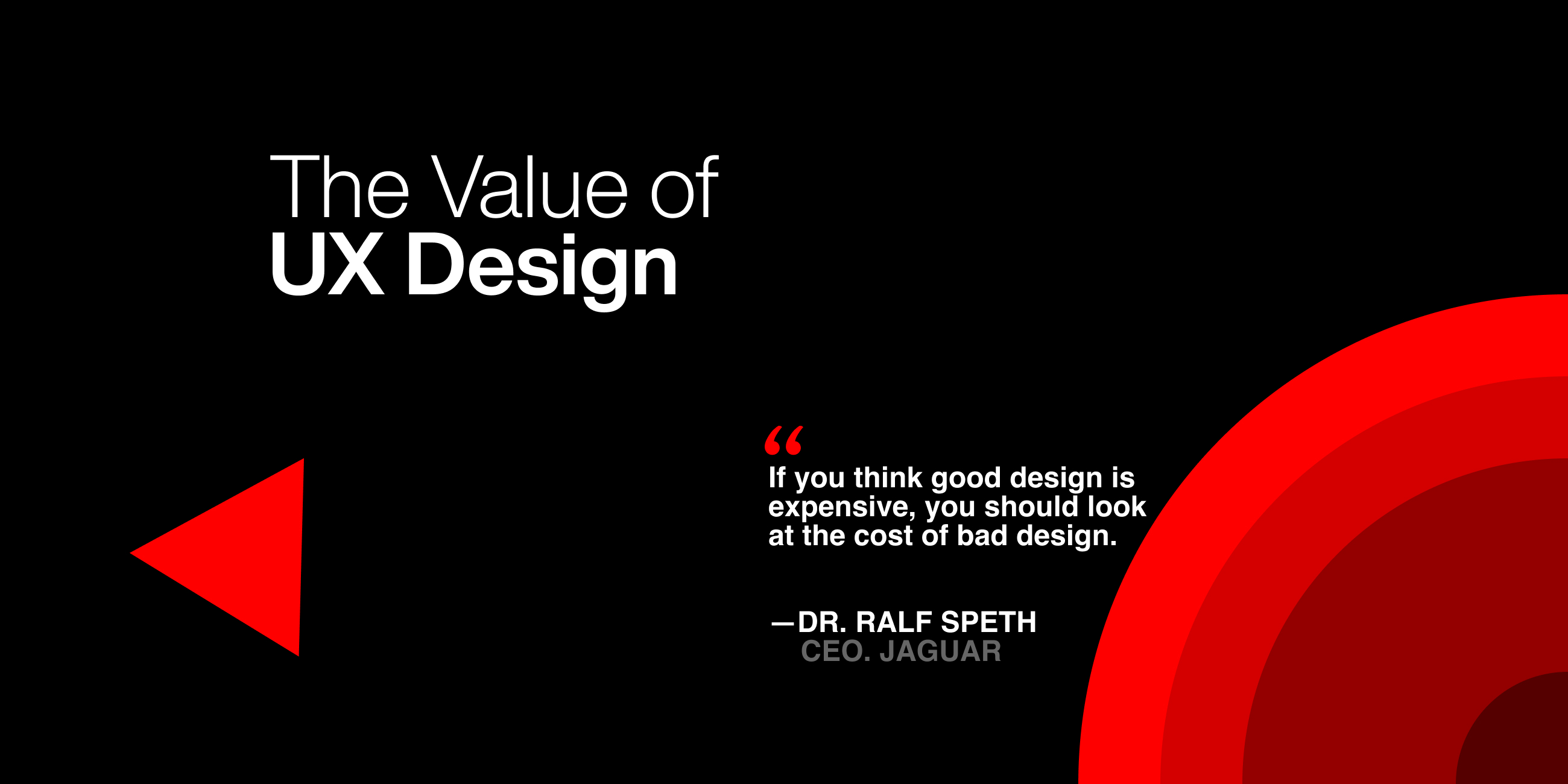 The Value of UX Design