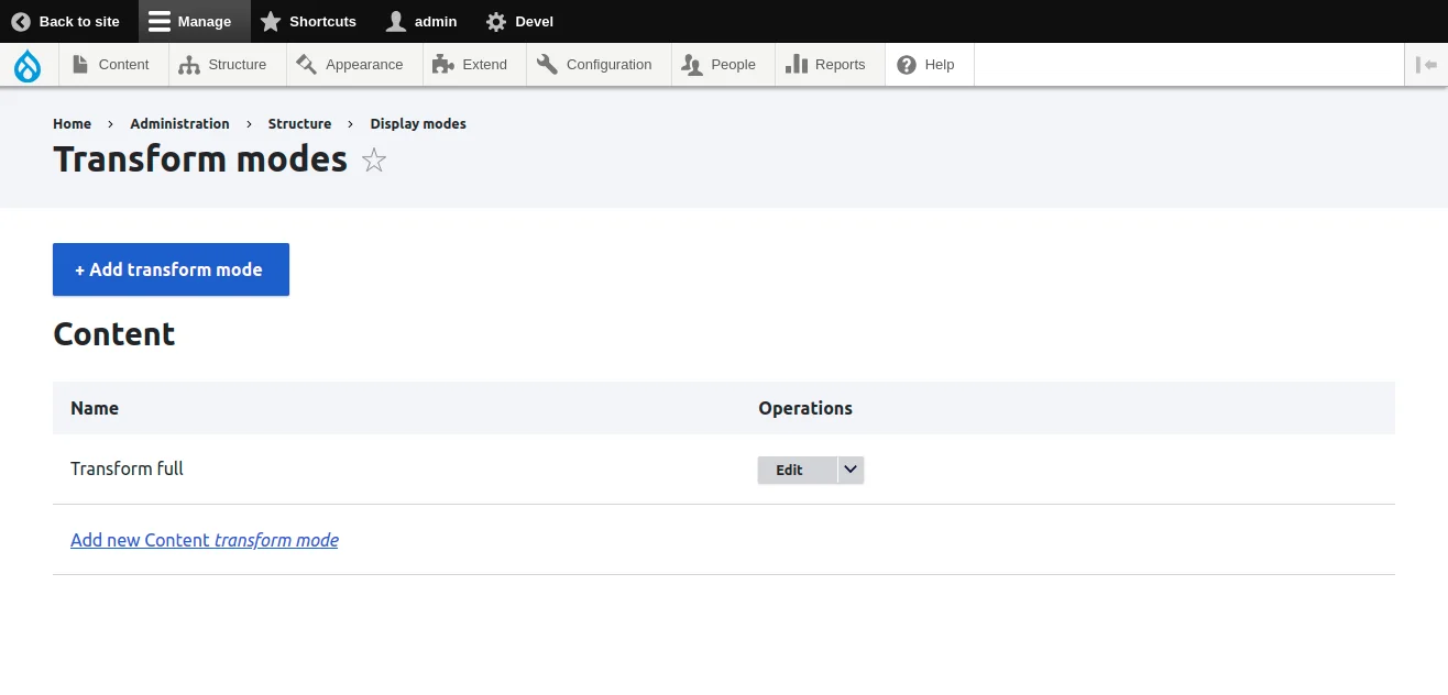 Introduction to Transform API