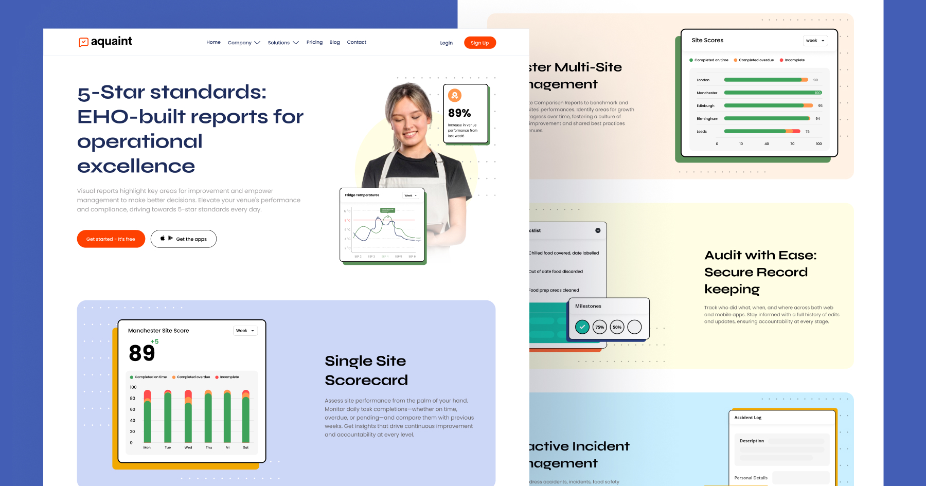 Reporting | aquaint - EHO-built reports for operational excellence