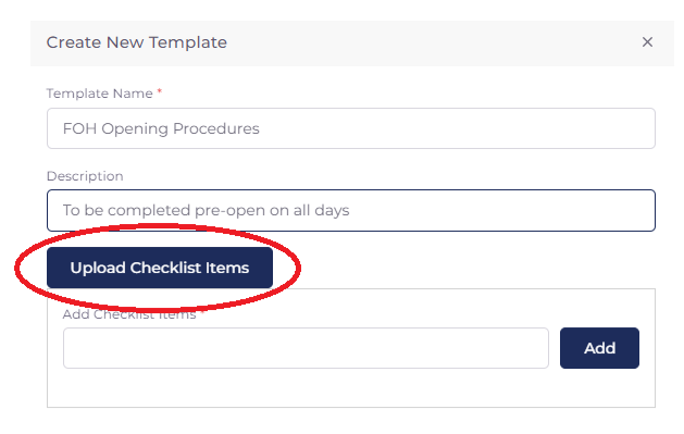 How to Upload Checklists/Staff and Import from the aquaint Library