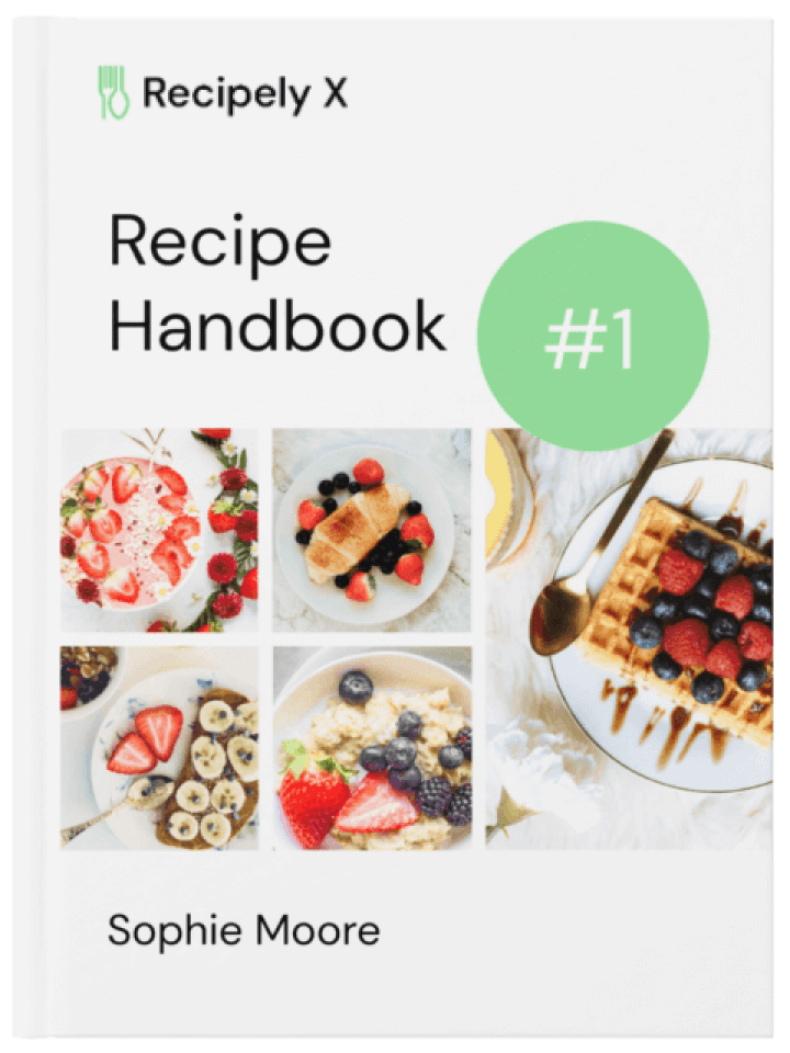 Recipe Handbook #1 - Diet X - Webflow Ecommerce website template