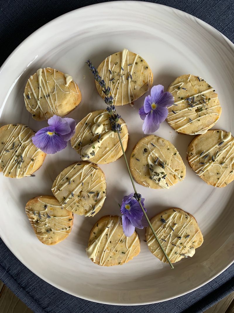Lavender Lemon Almond Shortbread Cookies Southwest Florida Personal ...
