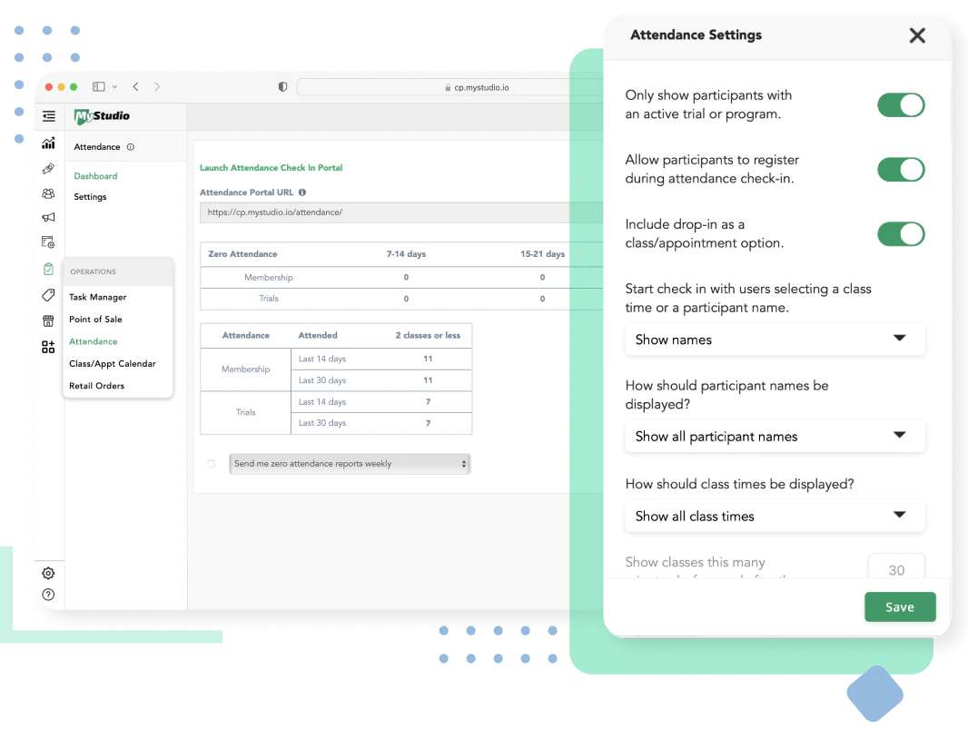 Gym Attendance Software | MyStudio