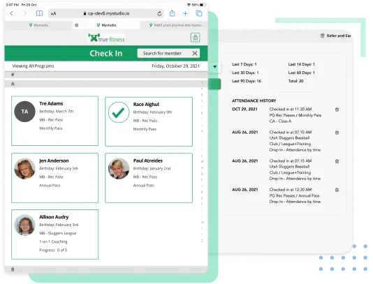 Gym Attendance Software | MyStudio