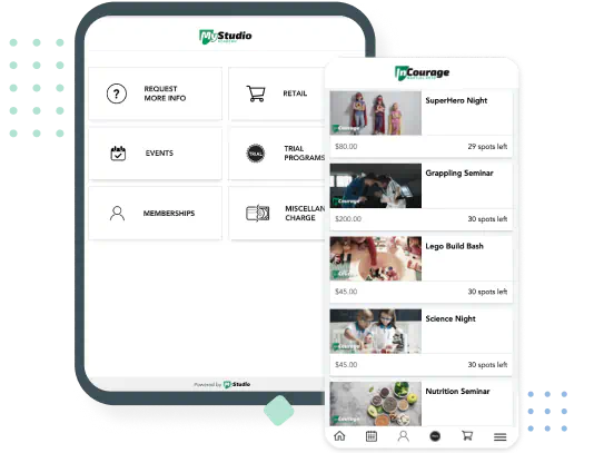Custom Gym Self-Service App | MyStudio