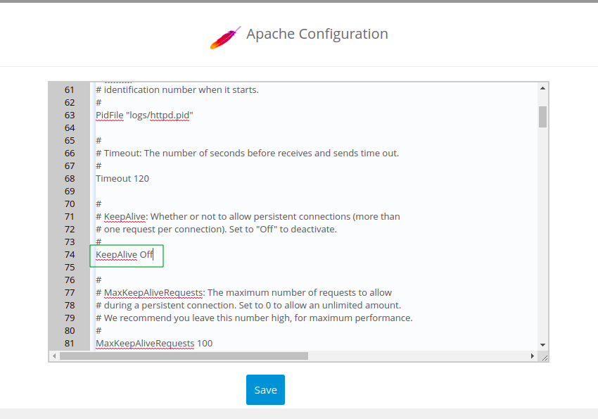 How to optimize your website using Webuzo Control Panel