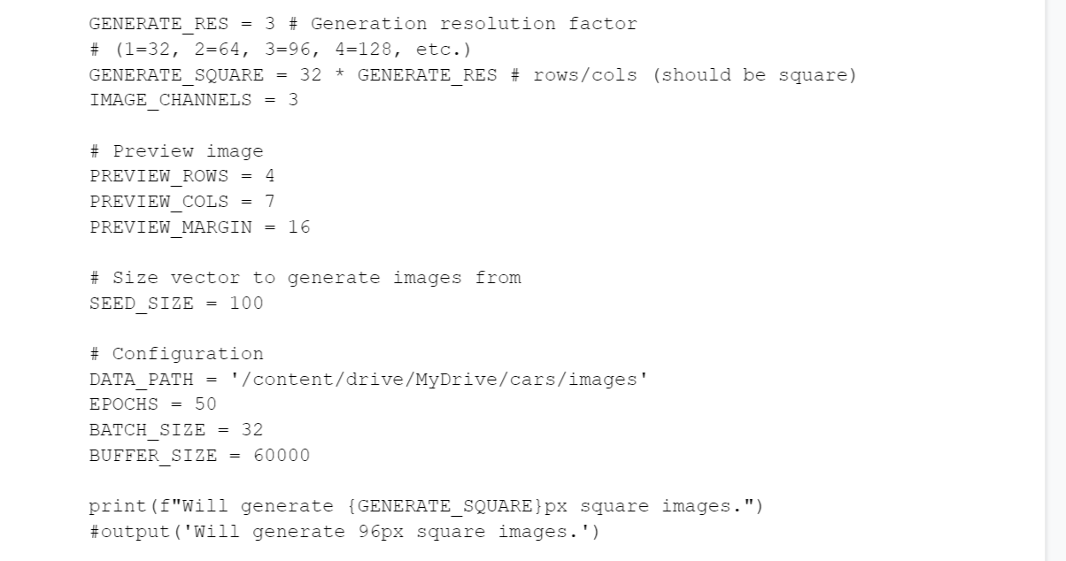 GAN: Generate your own dataset