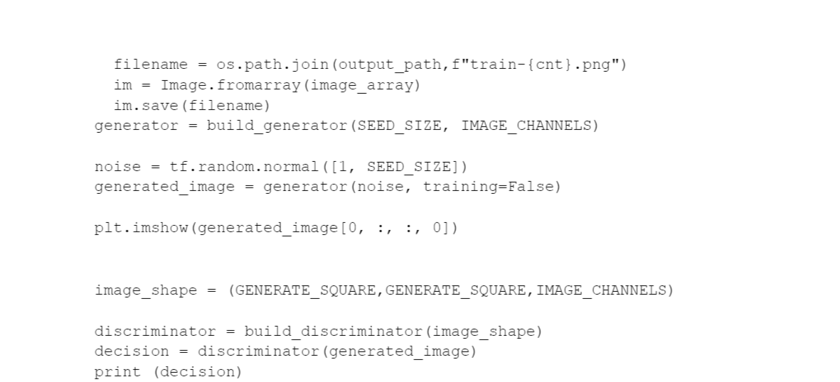 GAN: Generate your own dataset