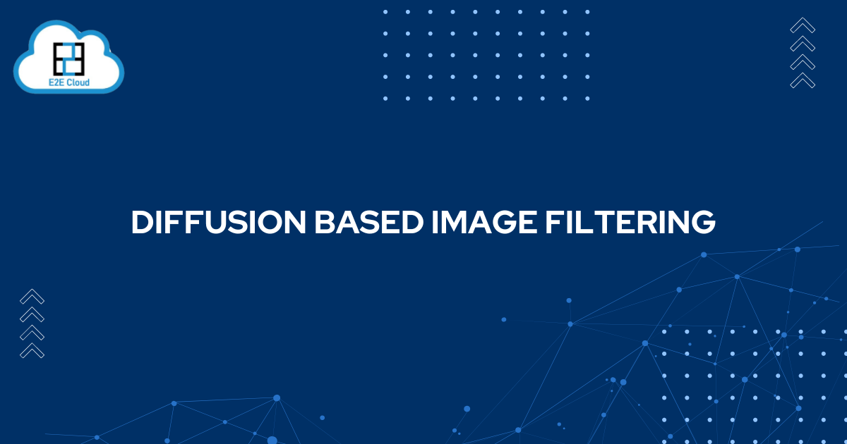 Diffusion-based filtering is a method used to smooth the image data
