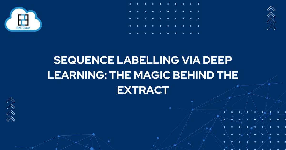 Sequence labelling can be put into practice utilising conventional ...